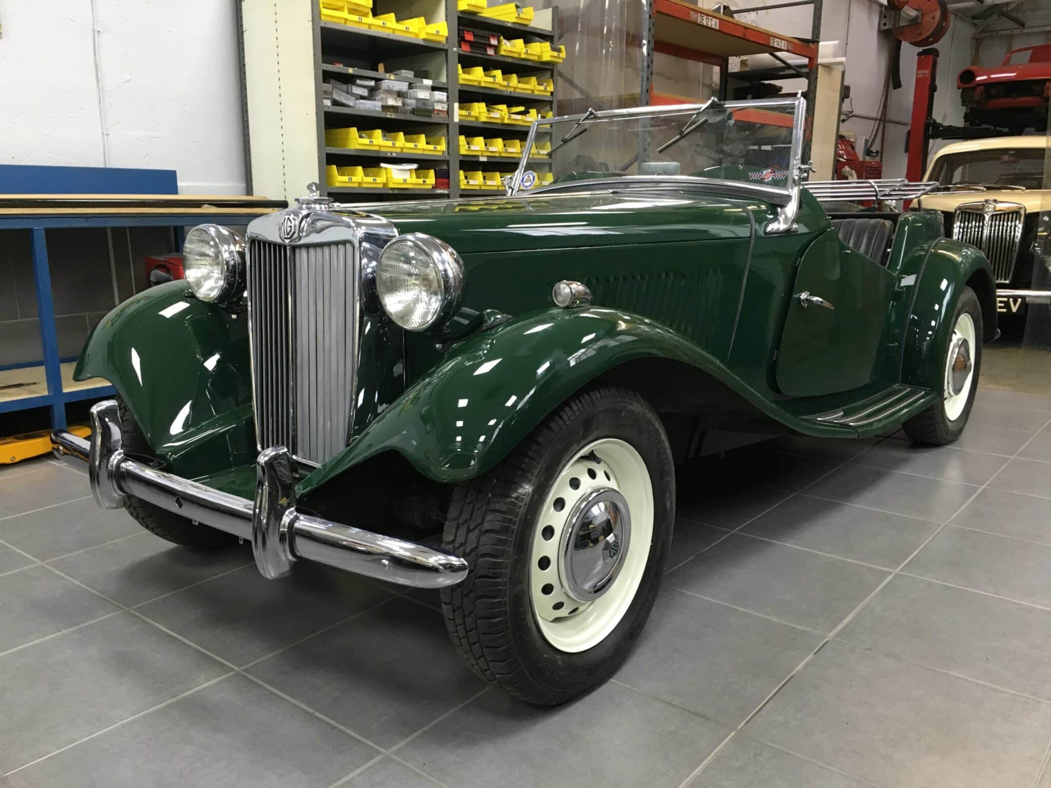 MGTD Competition Engine Repaint - Bridge Classic Cars