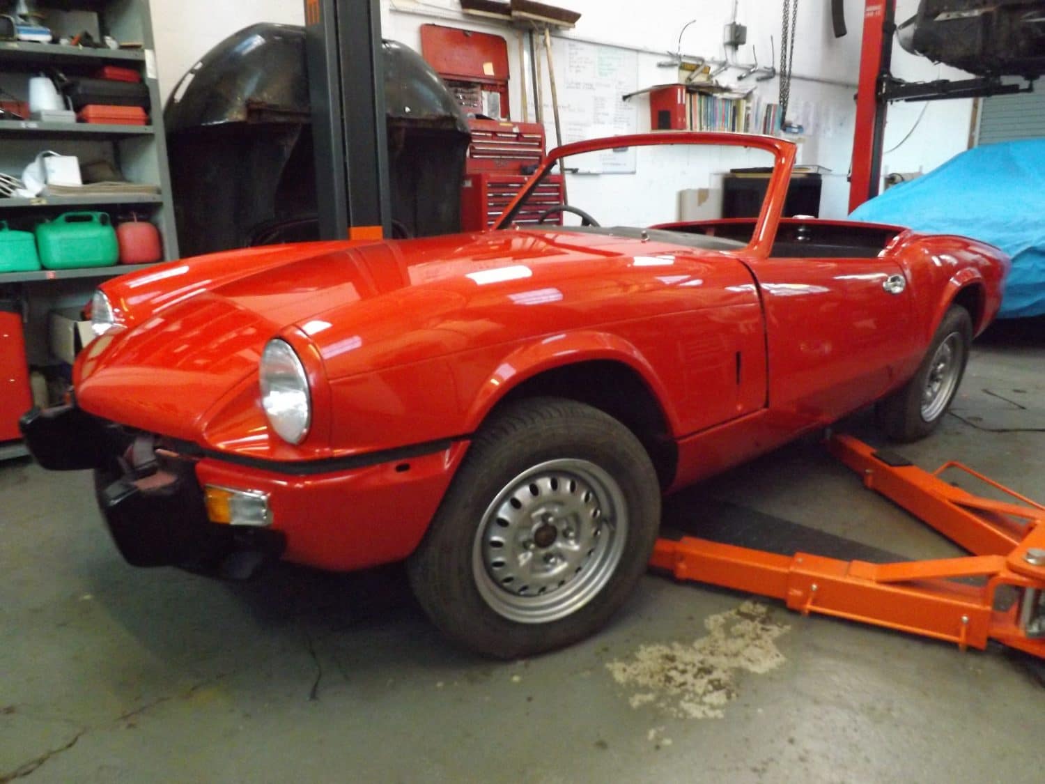 Refitting the Spitfire - Bridge Classic Cars