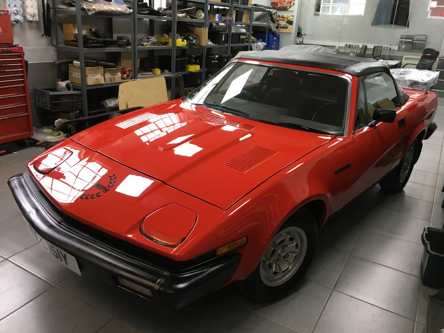 The TR7 is now complete - Bridge Classic Cars