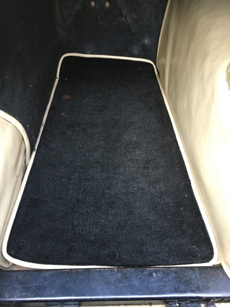 Manufacturing a new set of Morgan carpets - Bridge Classic Cars