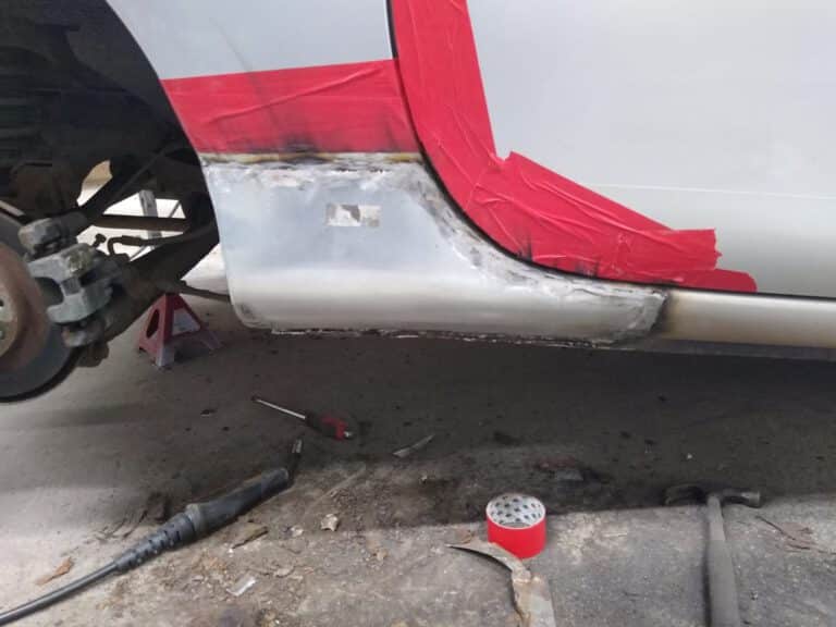 Replacing the outer sills - Bridge Classic Cars