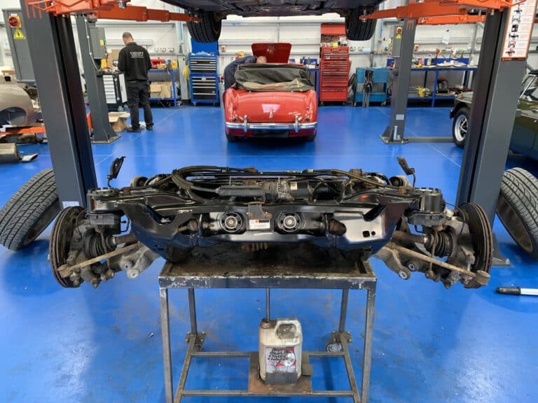 Jaguar XF replacement subframe - Bridge Classic Cars
