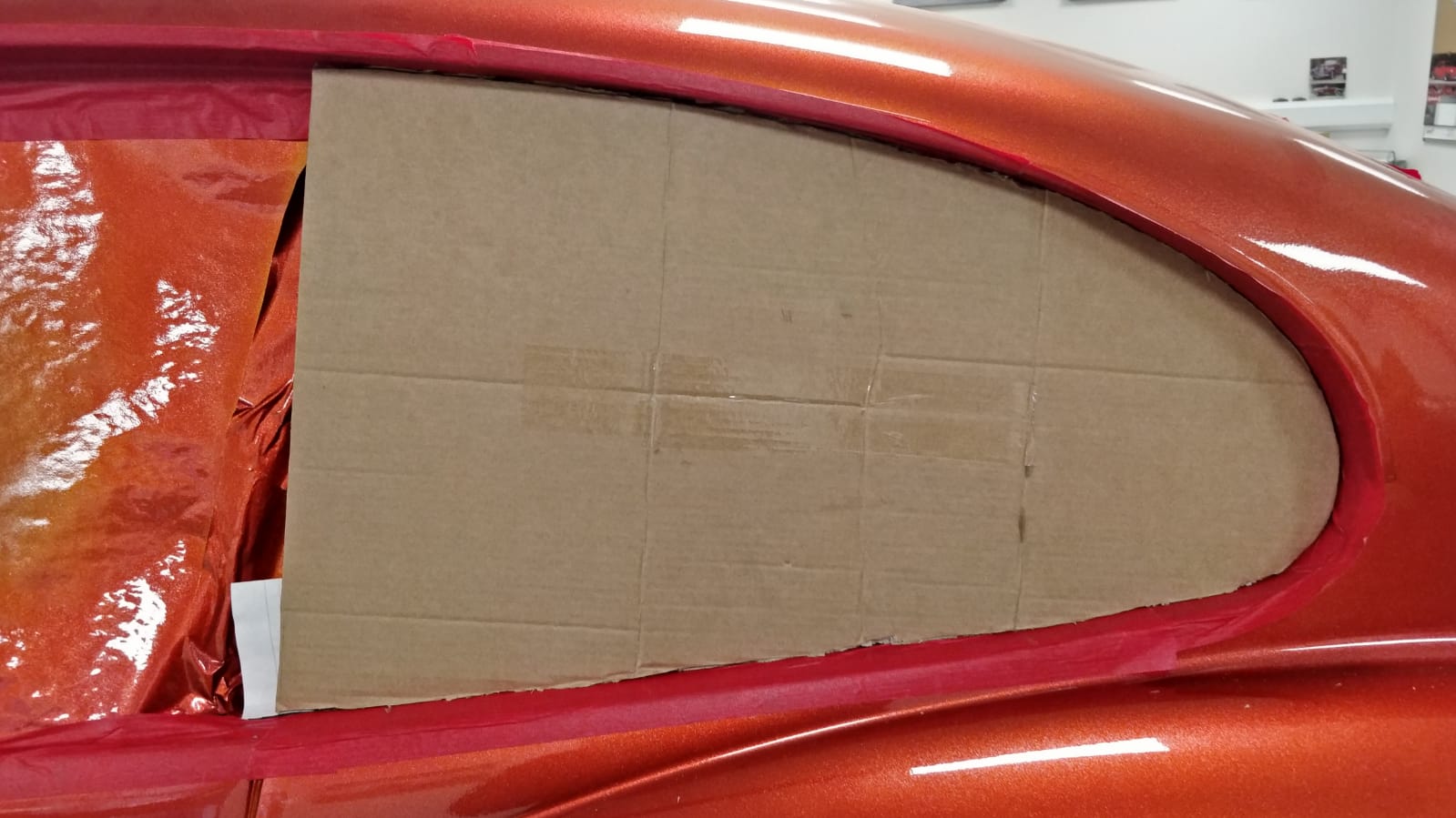 Templating the Race Car windows - Bridge Classic Cars