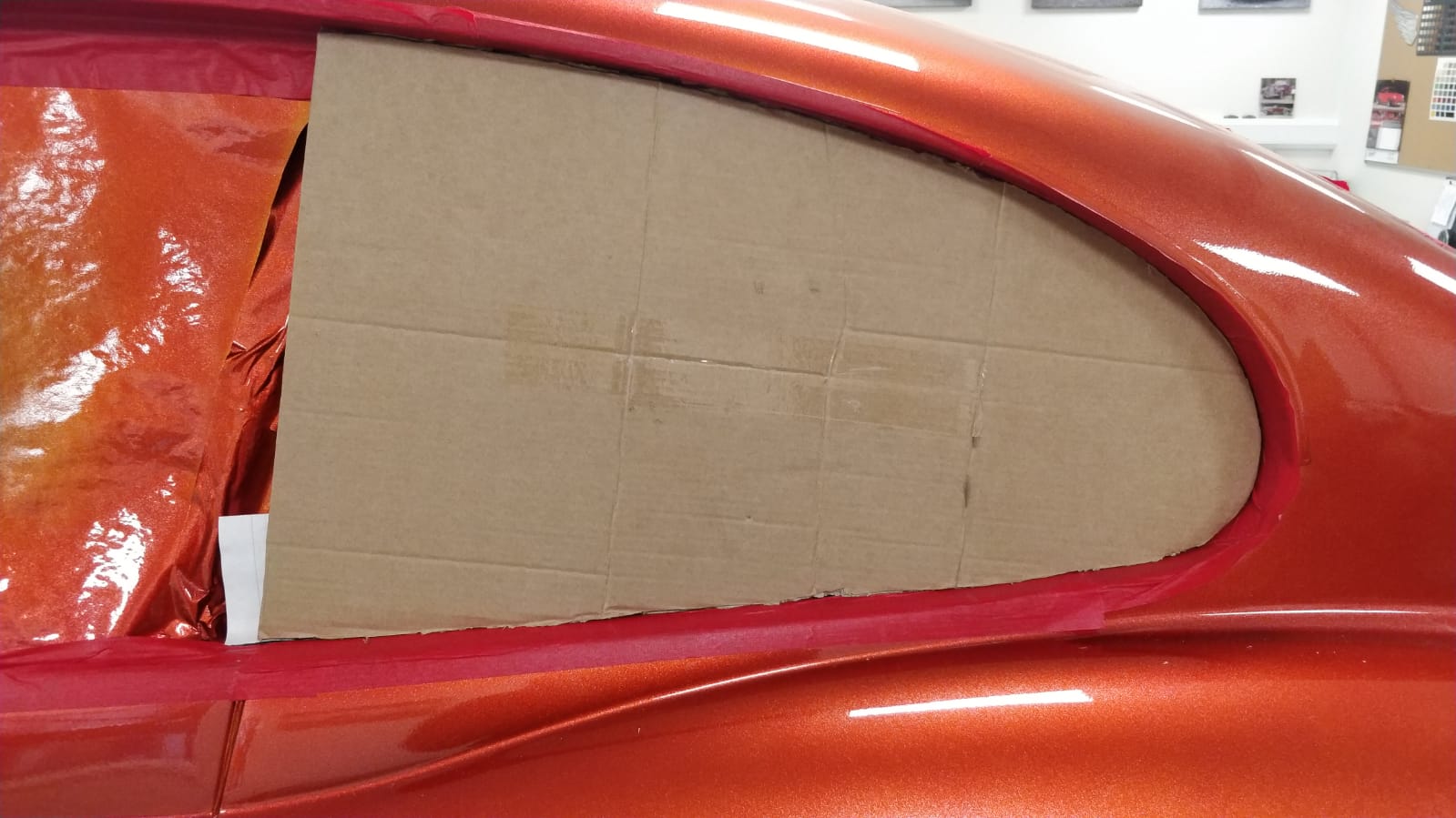Templating the Race Car windows - Bridge Classic Cars