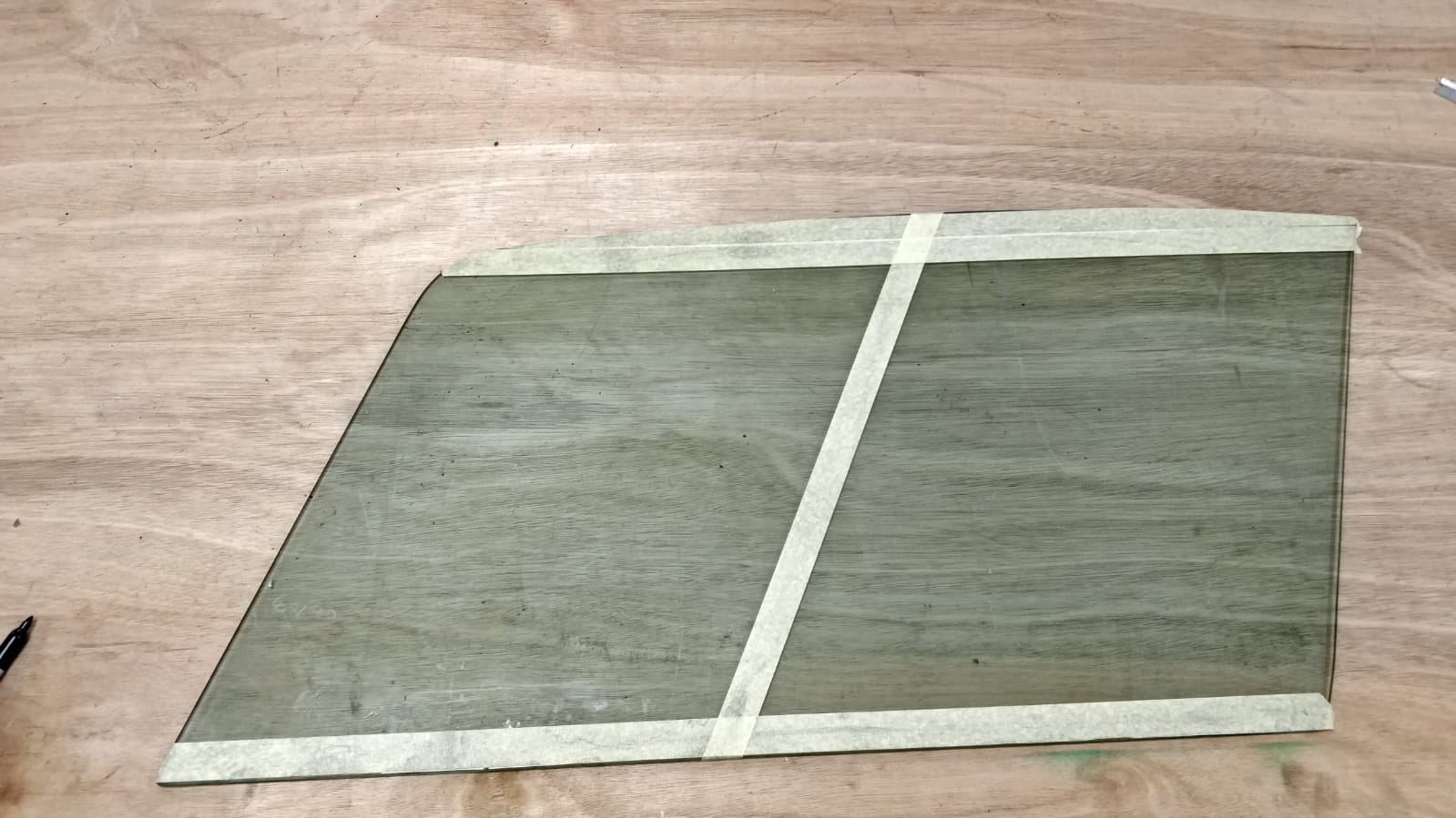 Templating the Race Car windows - Bridge Classic Cars