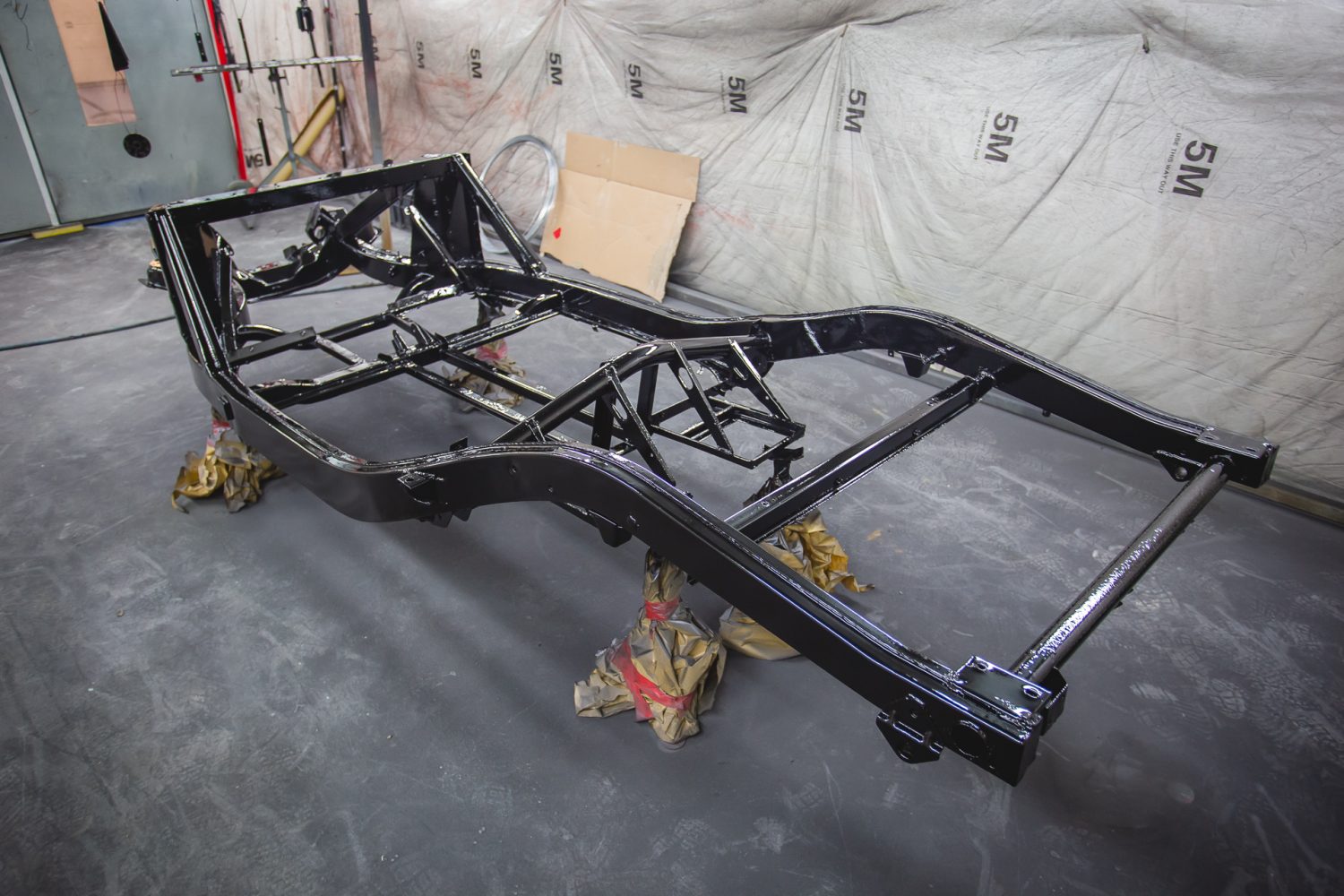 MG A Chassis Painted - Bridge Classic Cars