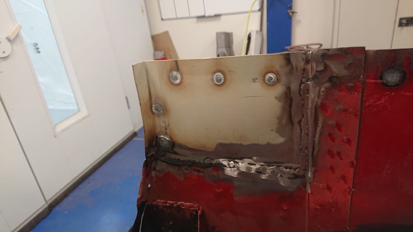 1960 MG A Chassis in the Paint Shop - Bridge Classic Cars