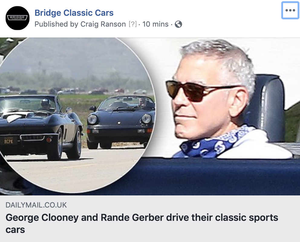 George Clooney and his friend Rande Gerber hit the open road in their ...