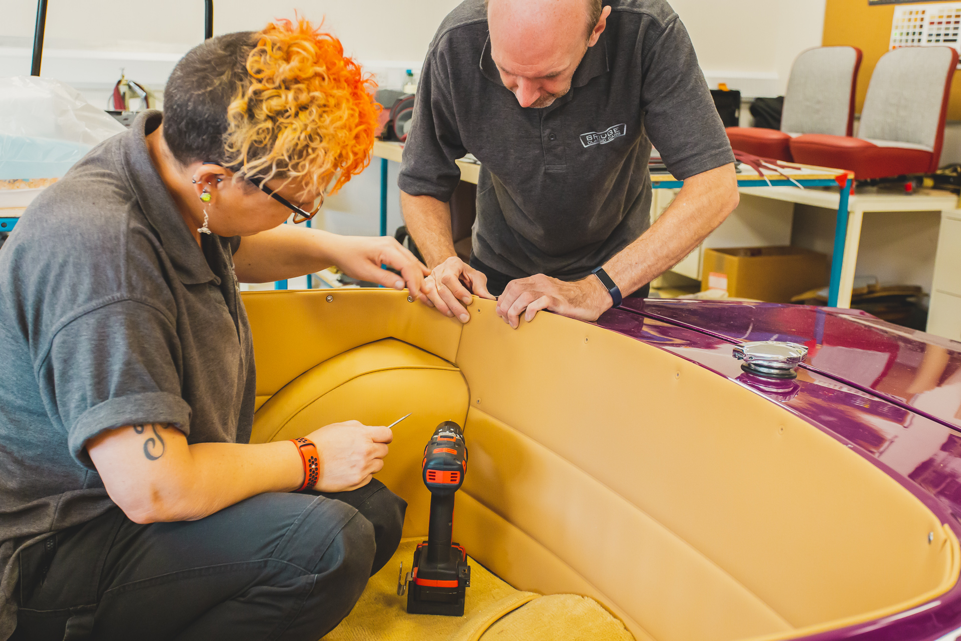 Meet The Team: The Trim Shop - Bridge Classic Cars