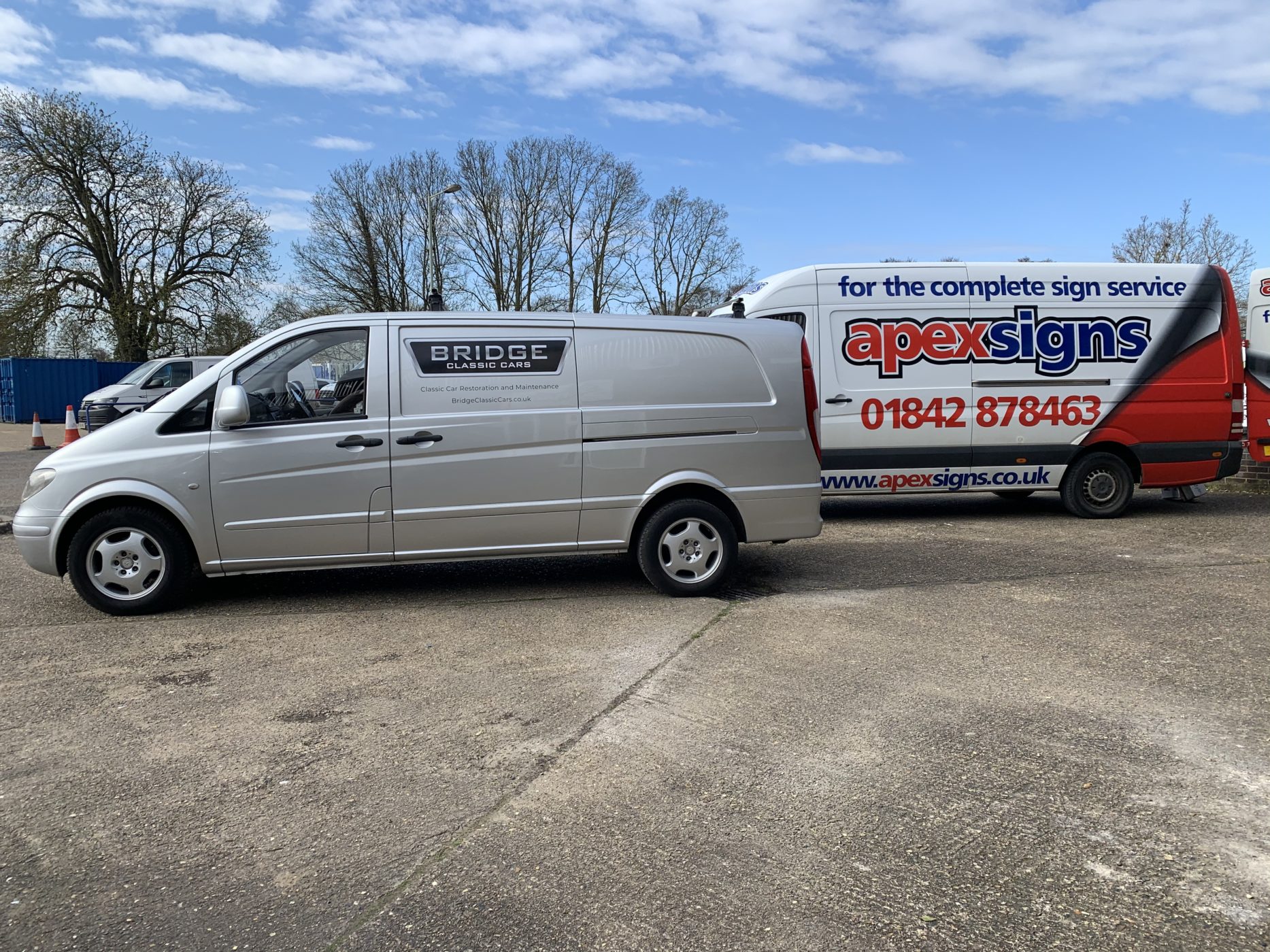 Van Gets New Branding - Bridge Classic Cars