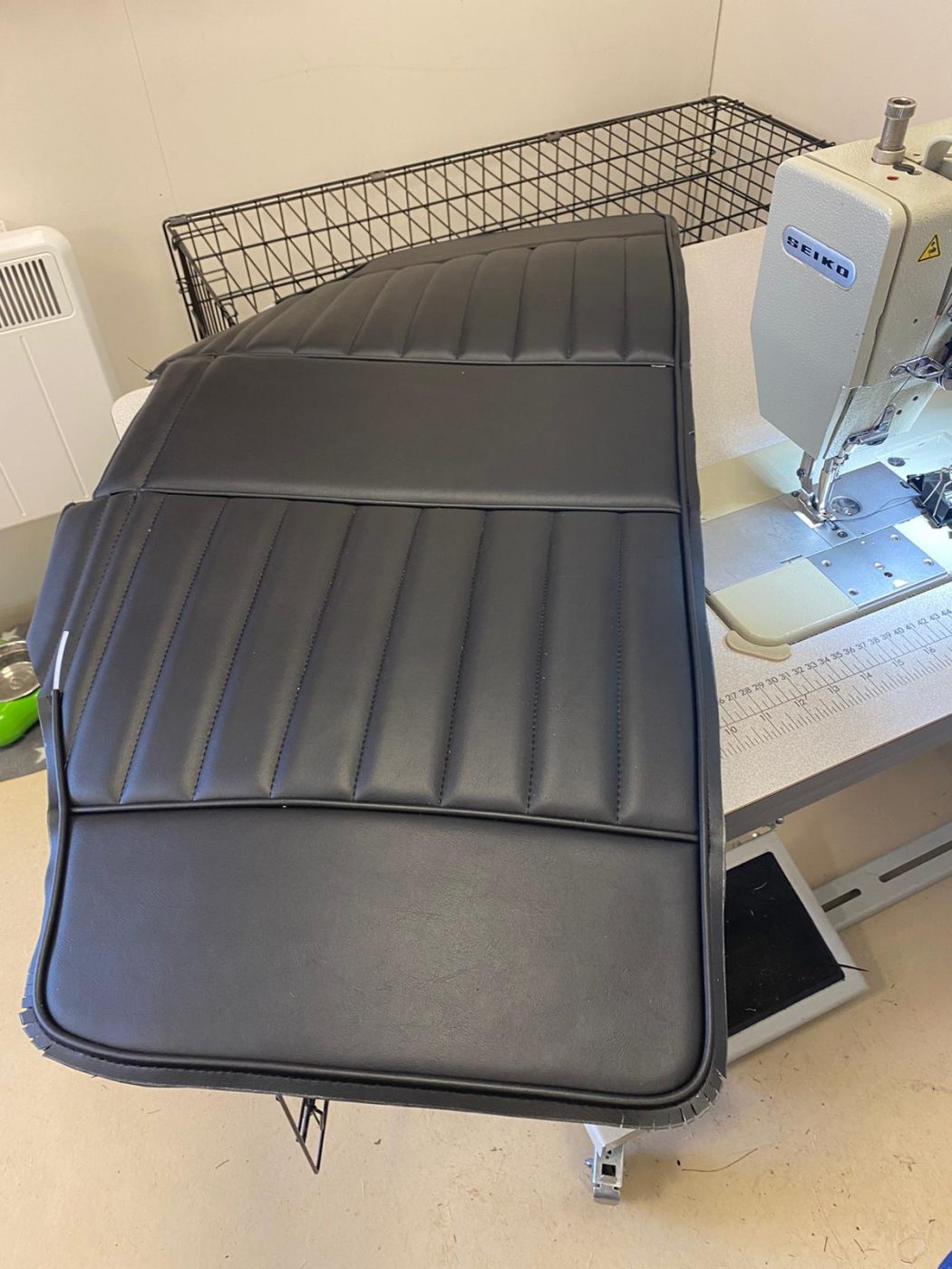 Austin Mini Back Seats Completed - Bridge Classic Cars