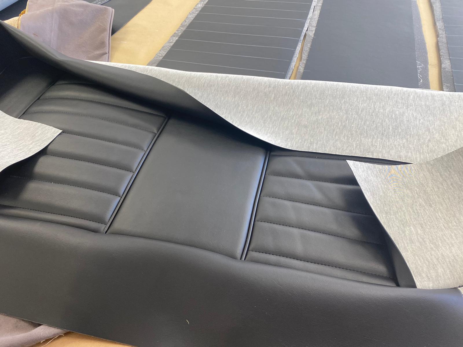Austin Mini Back Seats Completed - Bridge Classic Cars