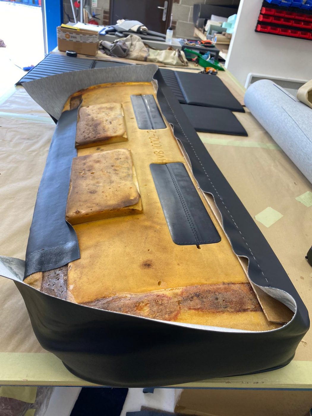 Austin Mini Back Seats Completed - Bridge Classic Cars