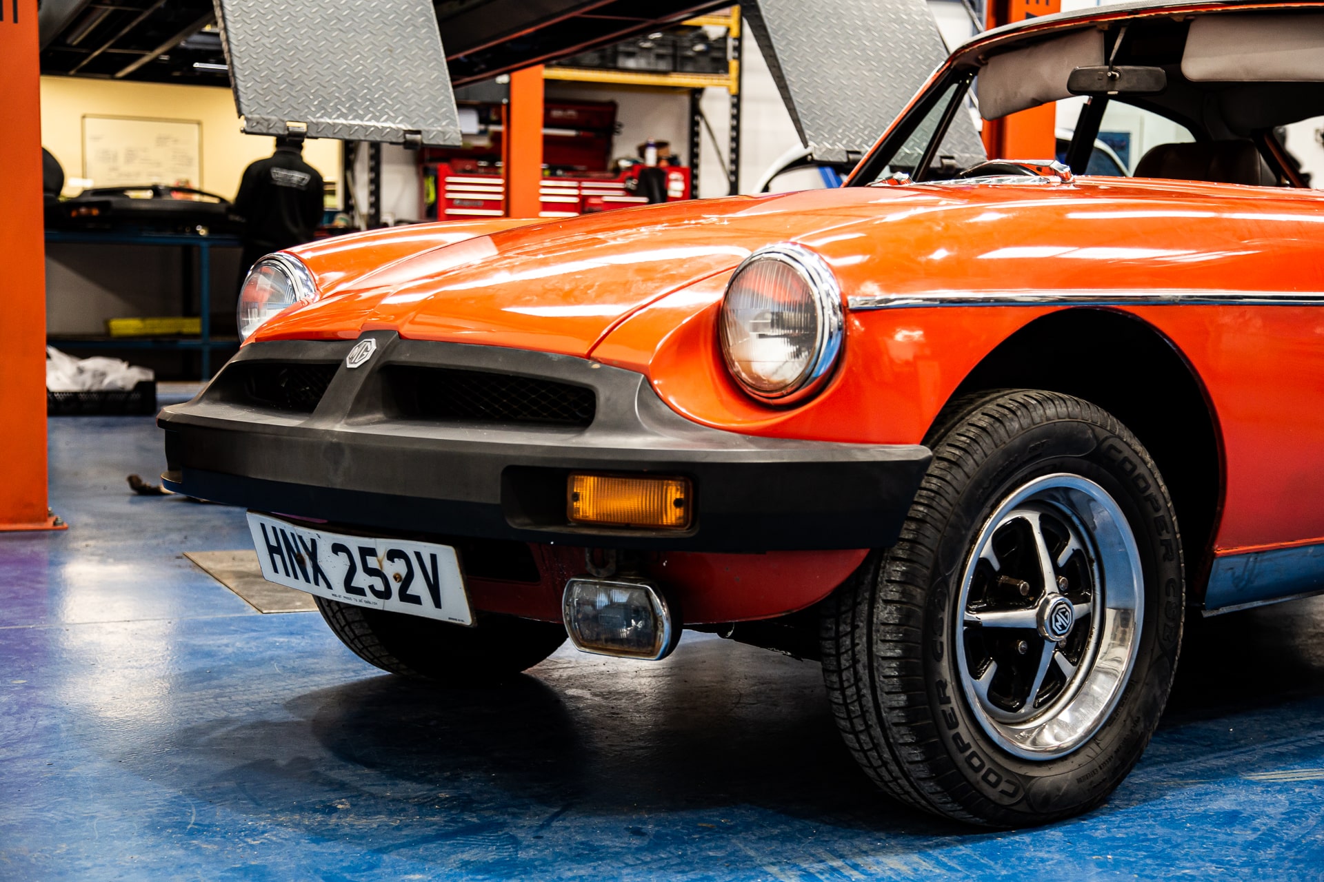 Taking Care - Teardown of the Blaze Orange MGB GT - Bridge Classic Cars