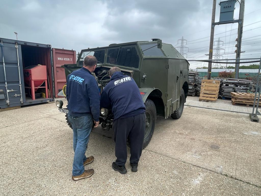 Check Over - Coltec Inspecting the 1940 Morris Gun Tractor - Bridge ...