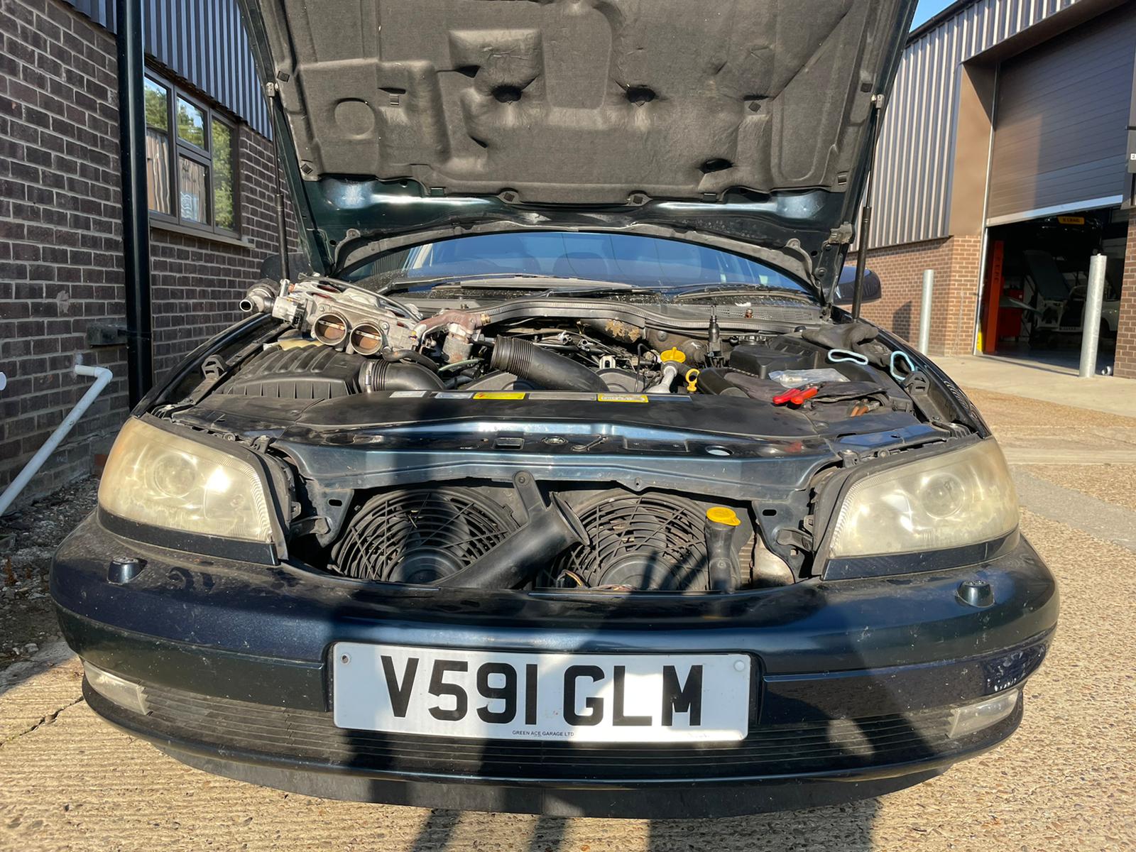 Oil leak on Vauxhall Omega - Bridge Classic Cars