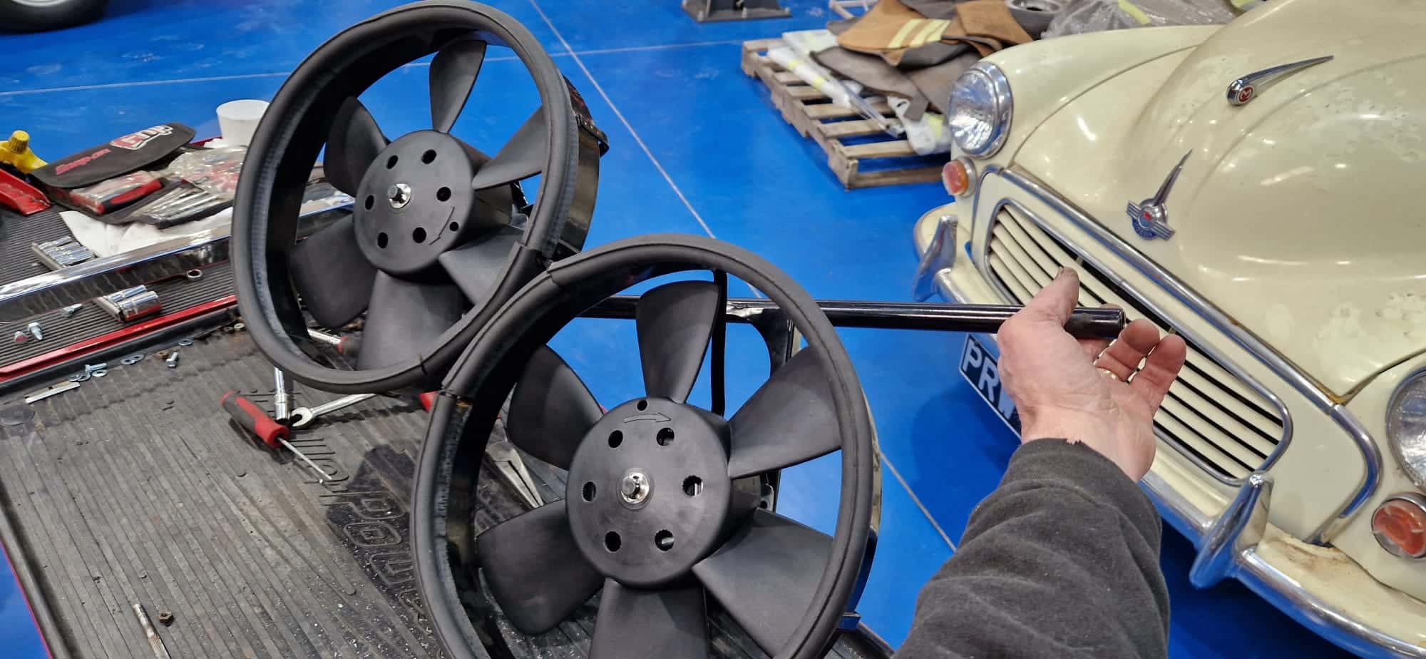 New Fans And Wiring Loom - Bridge Classic Cars