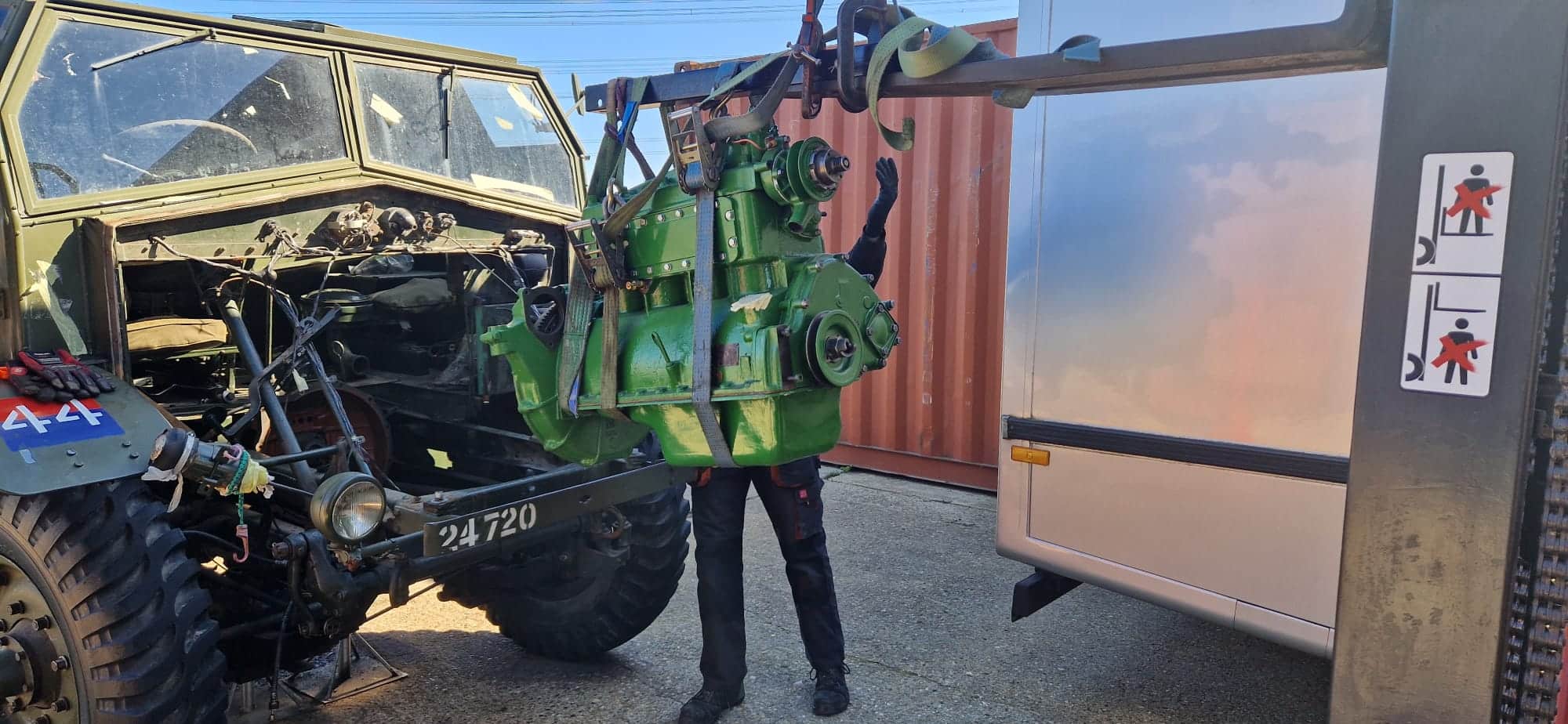Putting The Engine Back In A Gun Tractor - Bridge Classic Cars