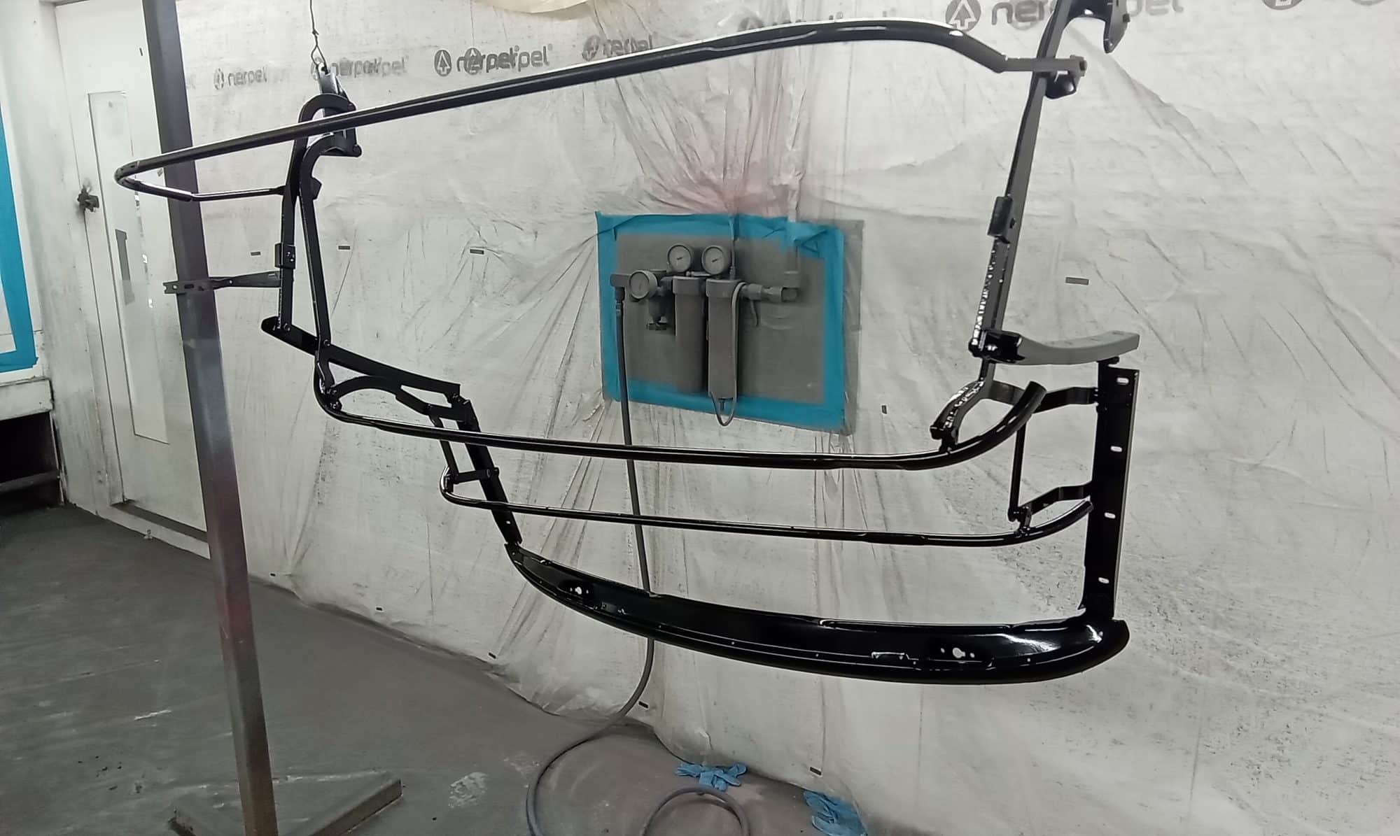 TR6 Hood Frame Improvements - Bridge Classic Cars