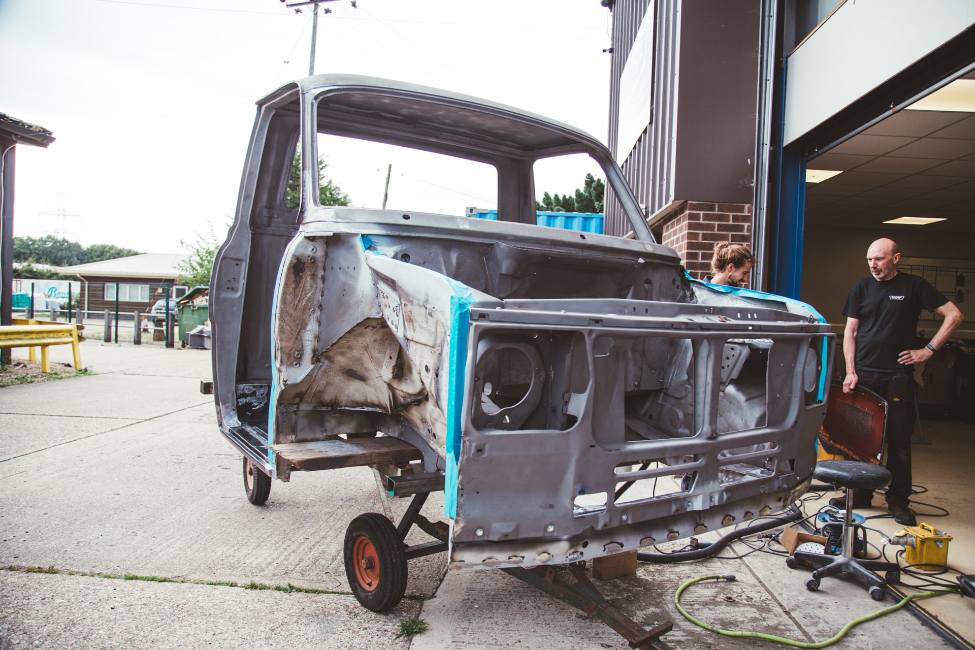 Bodywork Begins - Bridge Classic Cars