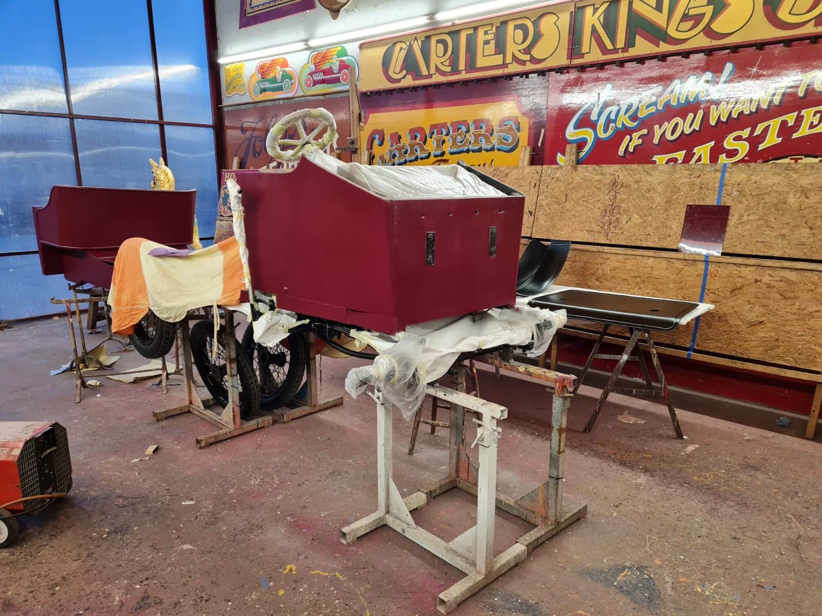 Paint Progress - Bridge Classic Cars