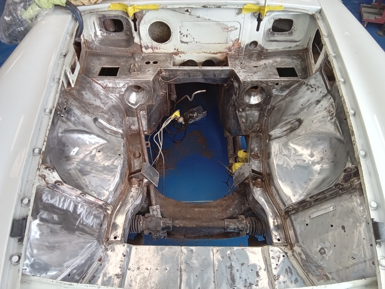 Engine Bay Prep And Paint - Bridge Classic Cars