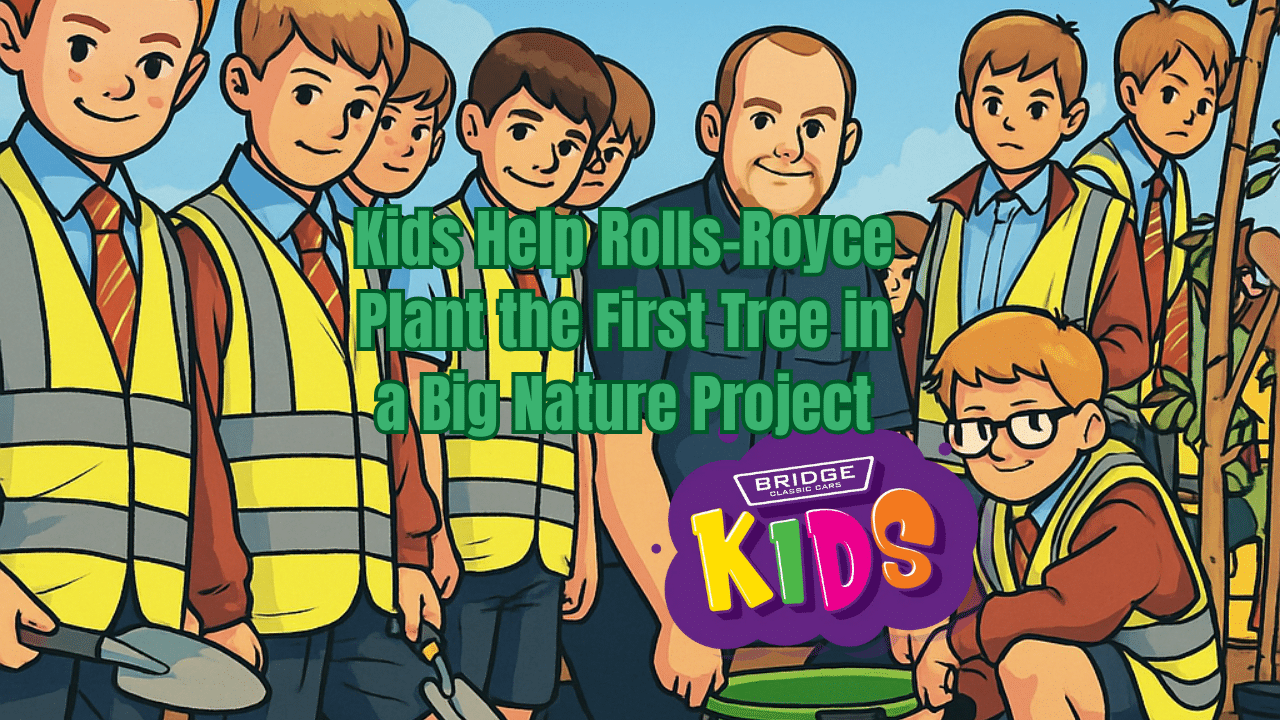 Kids Help Rolls-Royce Plant the First Tree in a Big Nature Project ...
