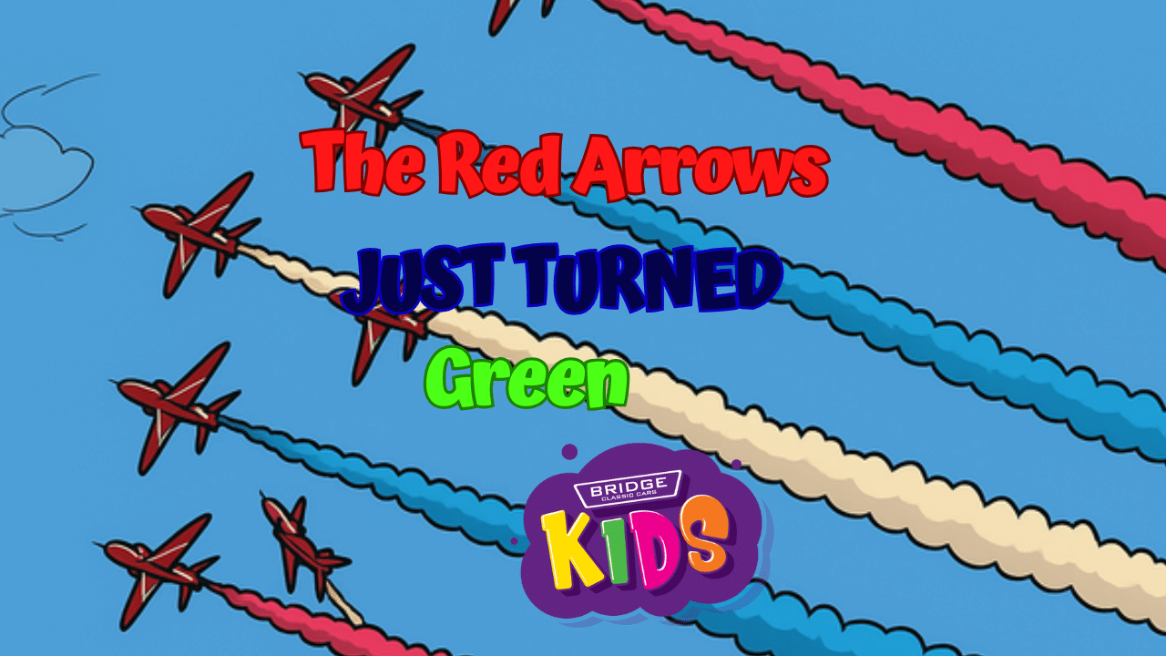 The Red Arrows Just Turned Green - Bridge Classic Cars