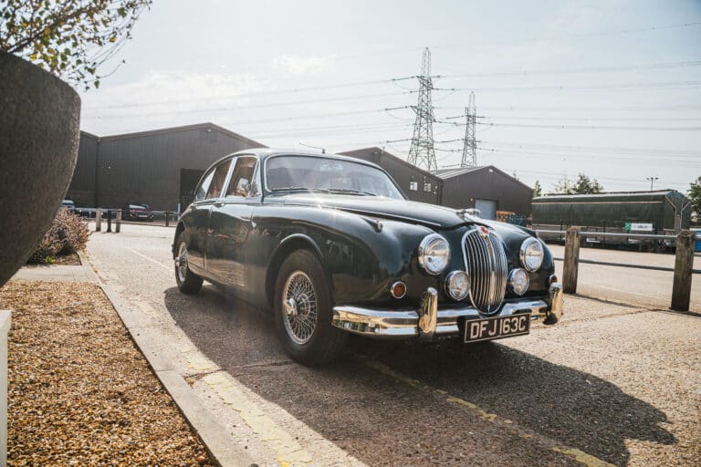 Behind the Scenes of our 1965 Jaguar MK2 3.4 shoot. - Bridge Classic Cars