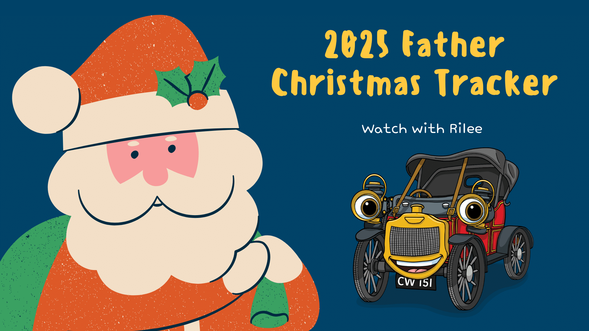 Father Christmas Tracker - Bridge Classic Cars