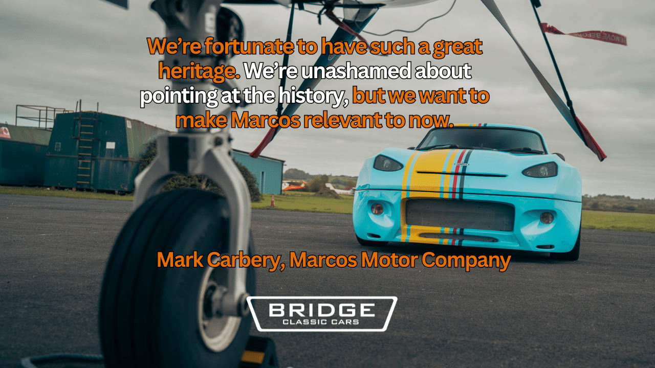 Talking Classics with Marcos Motor Company